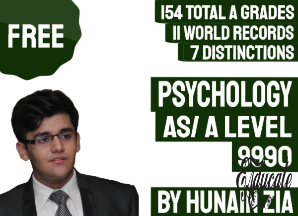 Psychology (9990) | AS & A Level | Free Course – Educate A Change